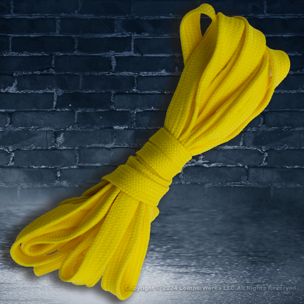 Flat Lace Pair Yellow - BootWerks