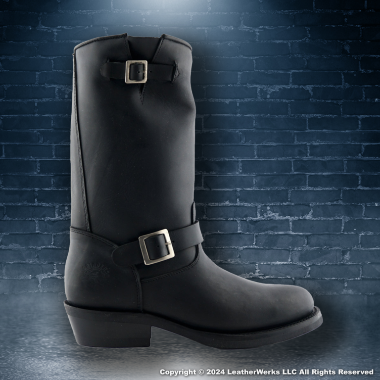 Grinders Rebel Engineer 11 Inch Black Dress - BootWerks