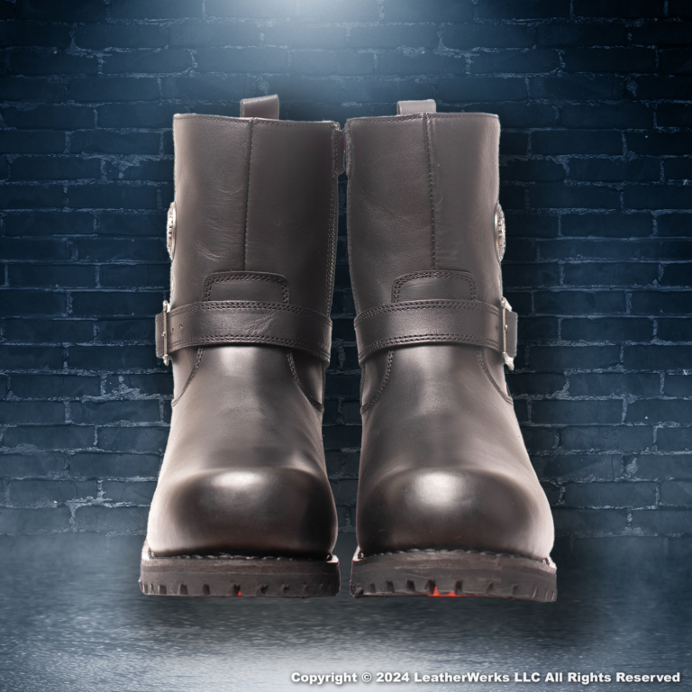 Milwaukee Leather Engineer Black Leather with Side Zipper