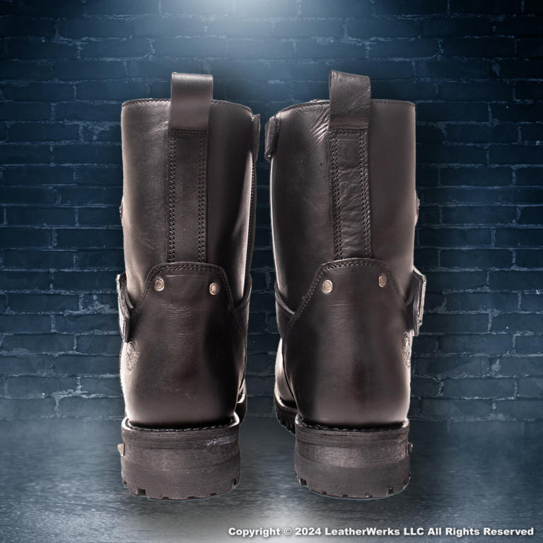 Milwaukee Leather Engineer Black Leather with Side Zipper