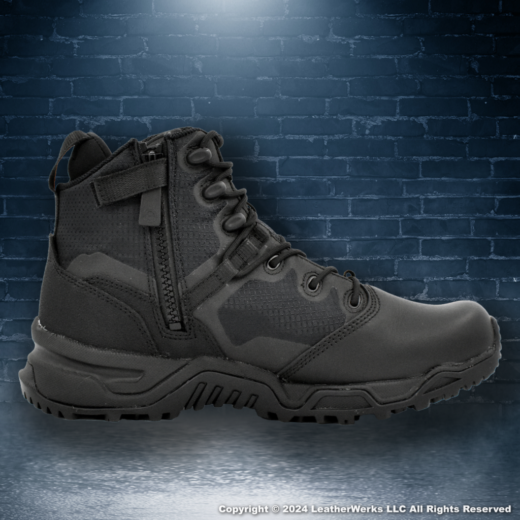 Original S.W.A.T. Alpha Fury 6 Inch Black Side Zip Tactical Boot