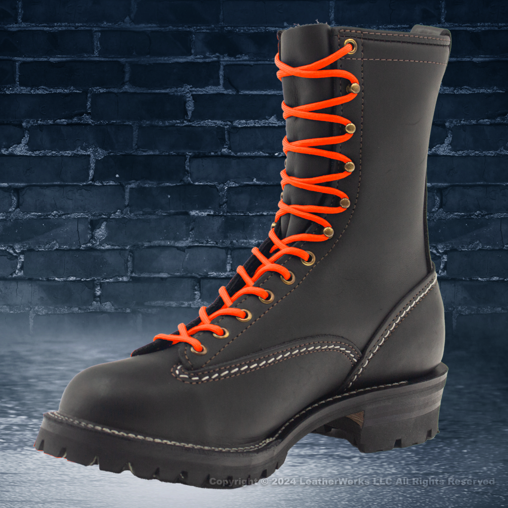 Paracord Lace Pair Neon Orange - BootWerks