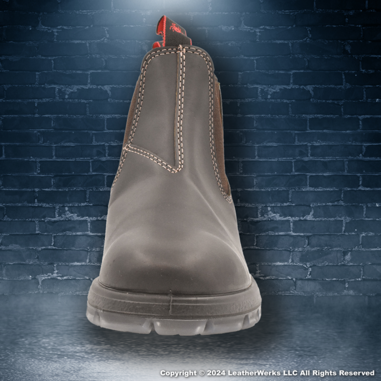 Redback Great Barrier Slip On 6 Inch Dark Brown H20 Resistant - BootWerks