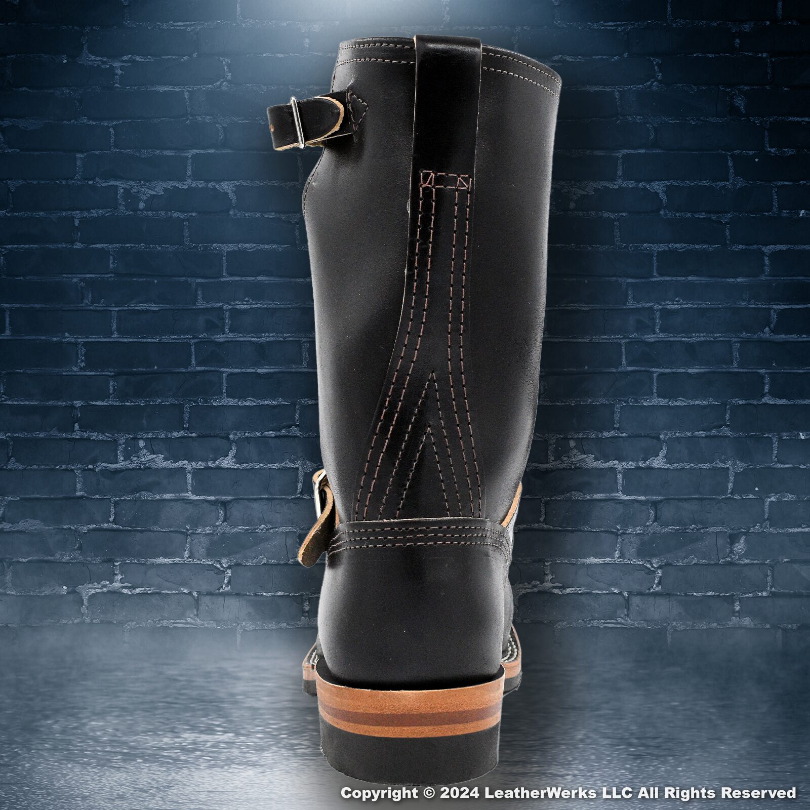 Wesco Mister Lou 10 Inch Black Horsehide Limited Edition - BootWerks