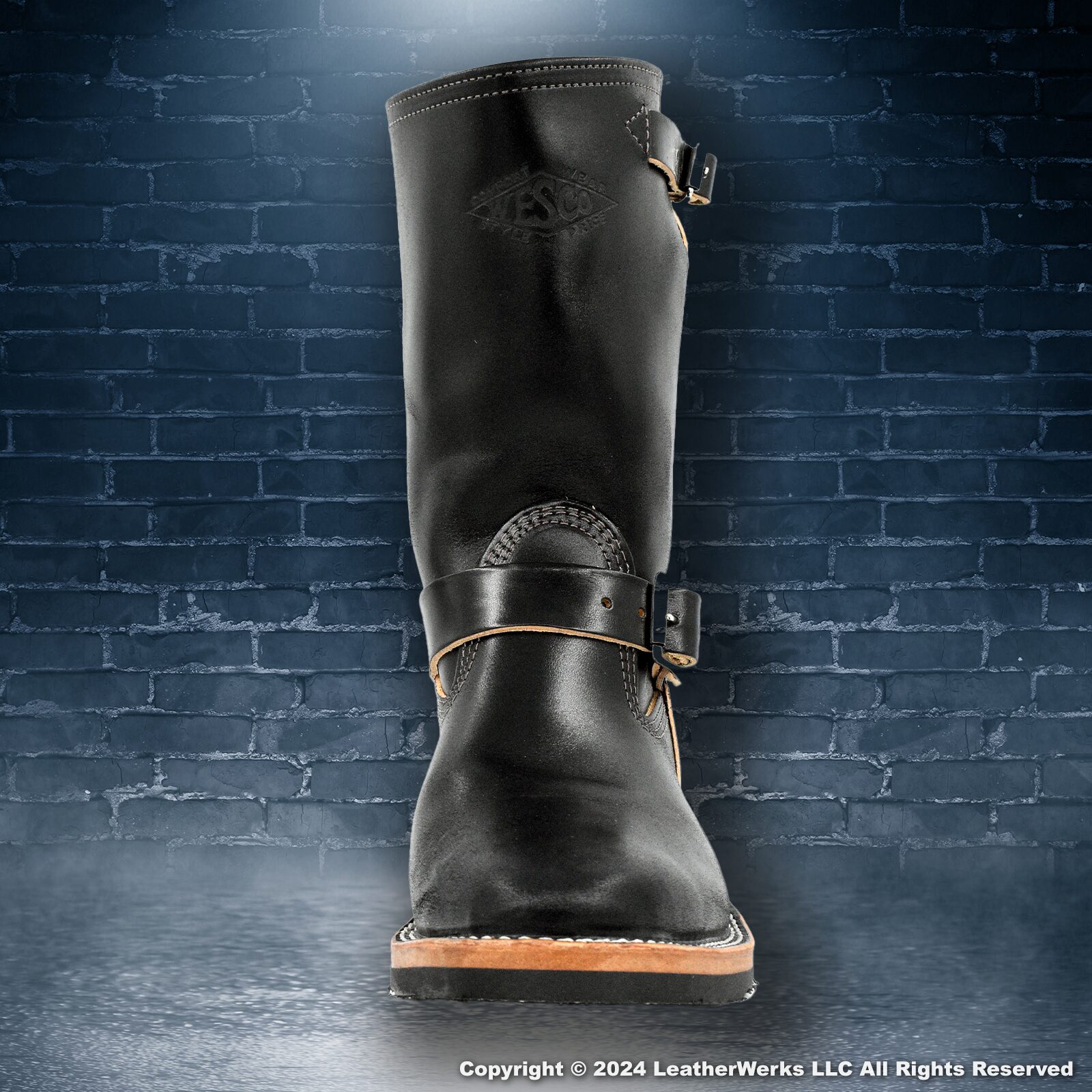 Wesco Mister Lou 10 Inch Black Horsehide Limited Edition - BootWerks