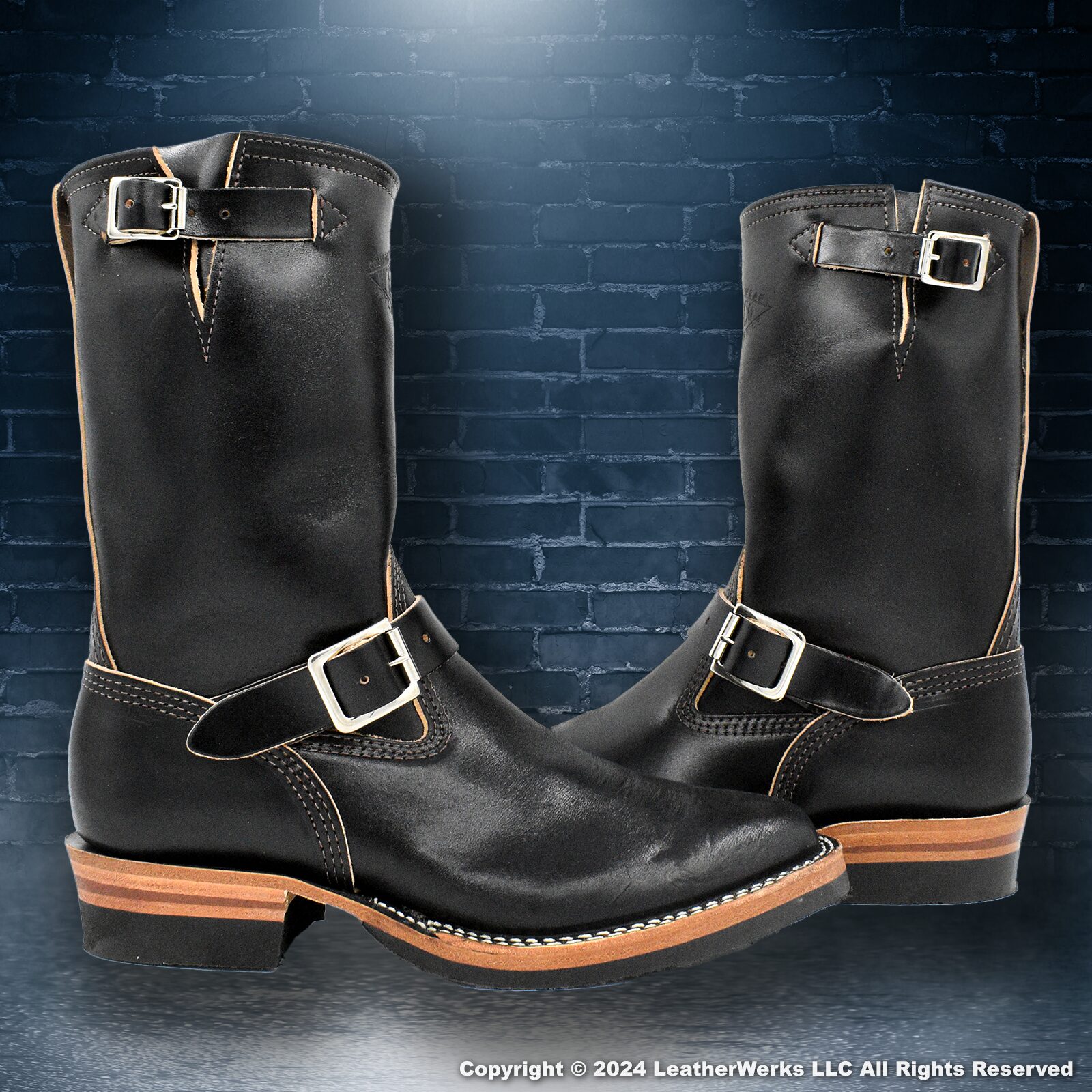 Wesco Mister Lou 10 Inch Black Horsehide Limited Edition - BootWerks