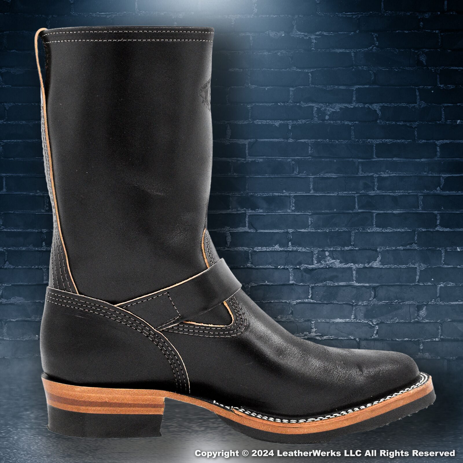 Wesco Mister Lou 10 Inch Black Horsehide Limited Edition - BootWerks