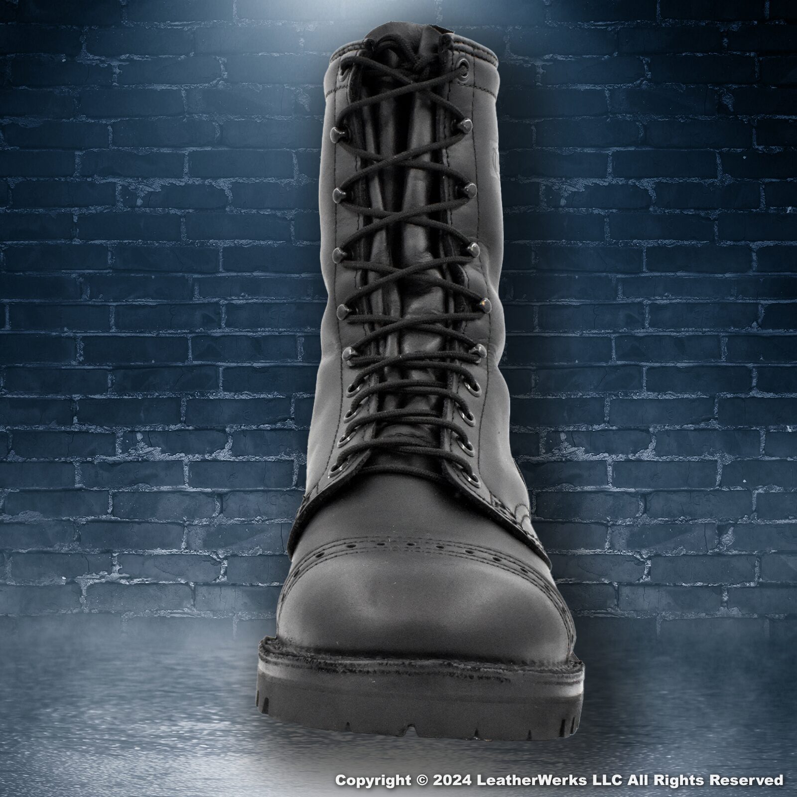 Wesco Stompers Combat 10 Inch Black | BootWerks